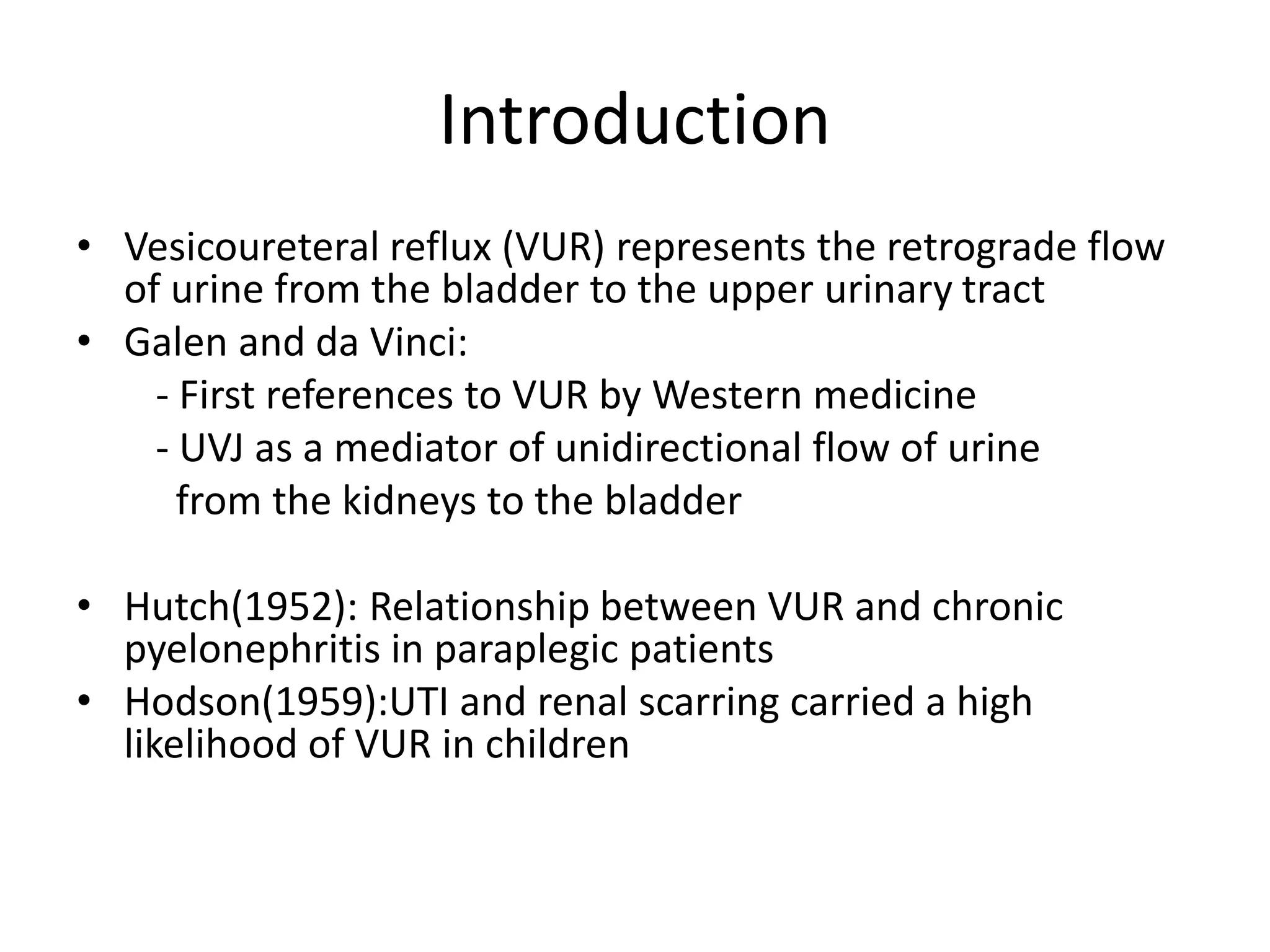 Vesicouretric reflux | PPTX