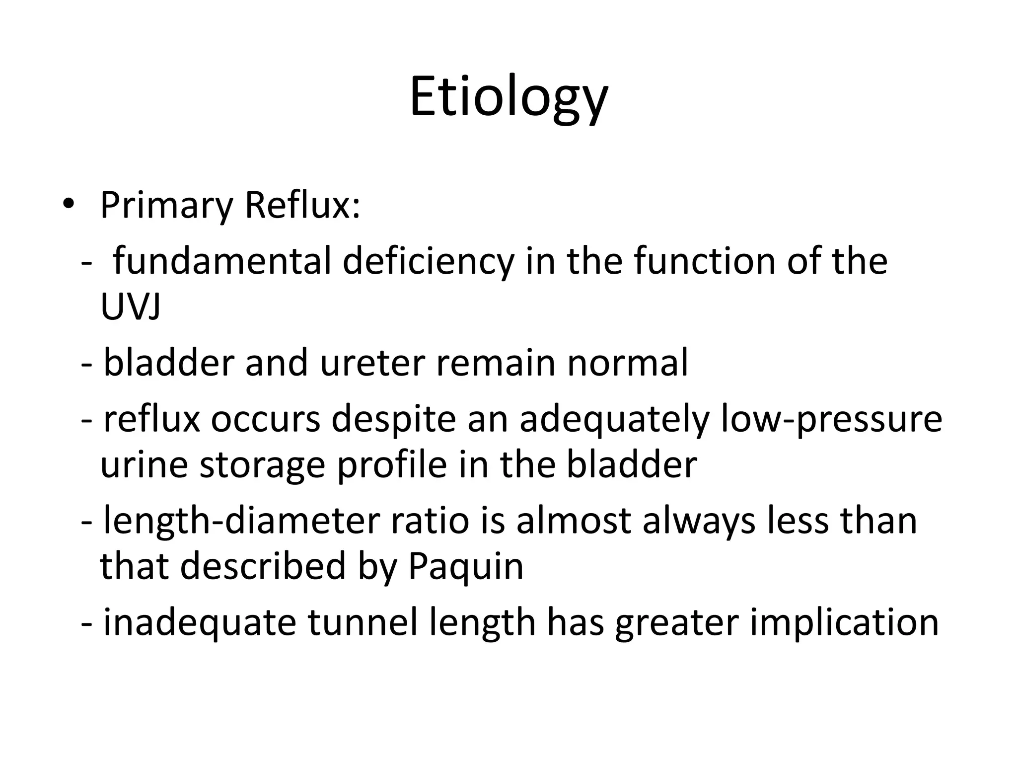 Vesicouretric reflux | PPTX
