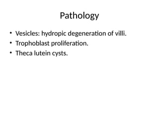 vesicular mole.pptx gestational trophoblastic | PPTX