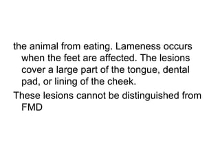Vesicular stomatitis تشخيصات | PPT