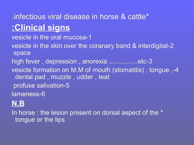 Vesicular stomatitis | PPT