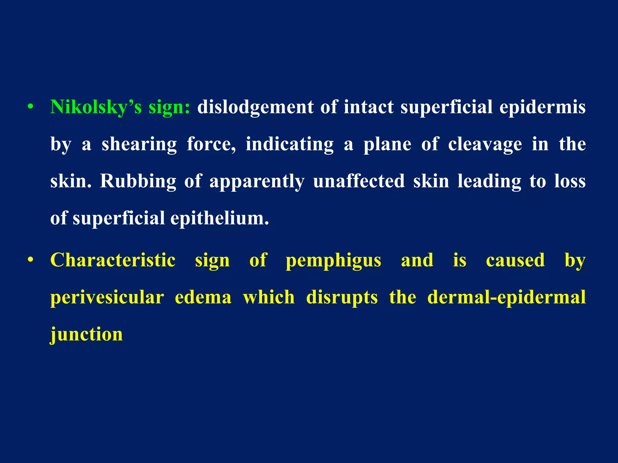 vesiculobullous lesions, pempigus ppt | PPT