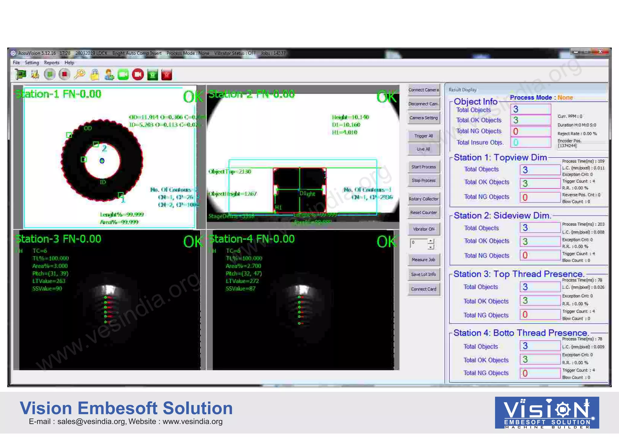 Video Camera Based Optical Surface Inspection Measurement Sorting ...
