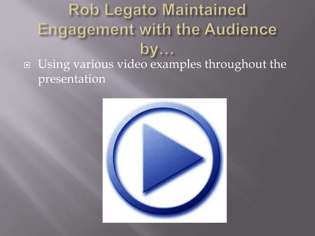 Rob Legato's Ted Talk Review | PPTX
