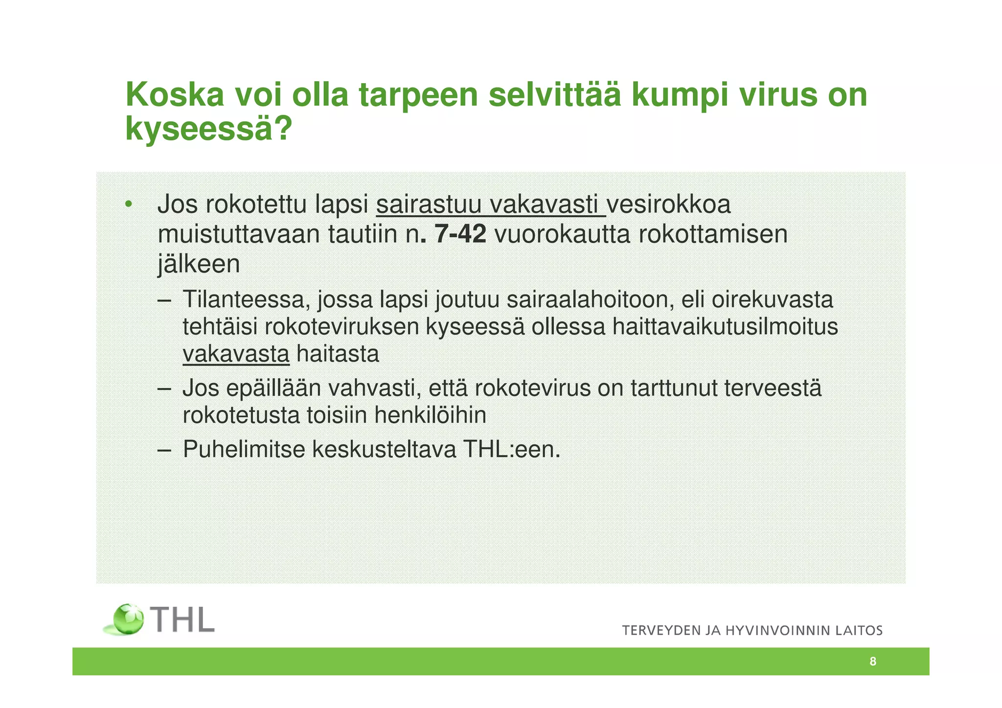 Vesirokko rokotetulla | PDF