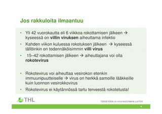 Vesirokko rokotetulla | PDF