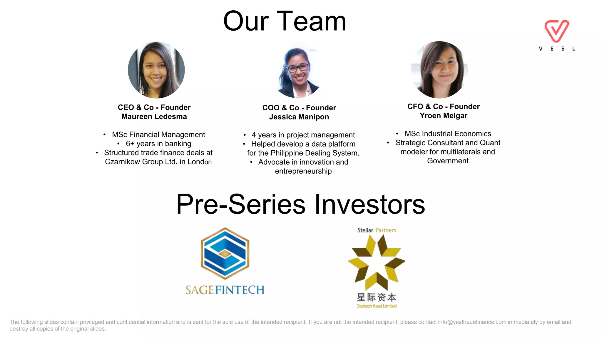 Startup InsurTech Award - Vesl | PPT