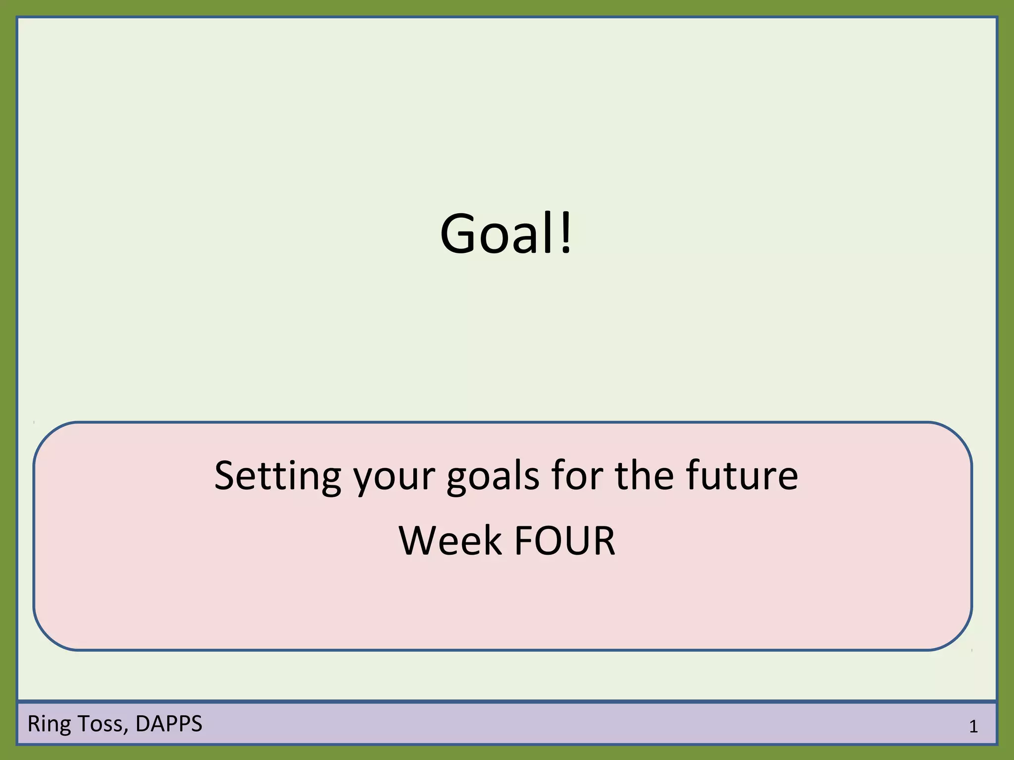 Vesl 4 goals dapps | PPT
