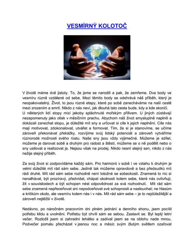 VESMIRNY KOLOTOC | PDF