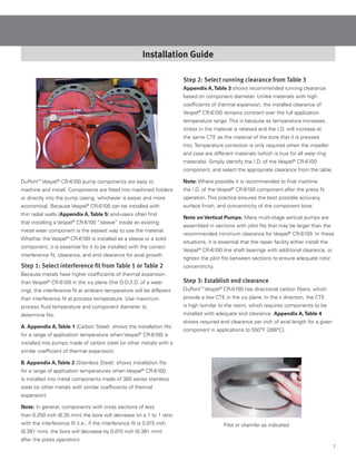 DuPont Vespel CR-6100 Application Guide K16392 4 | PDF
