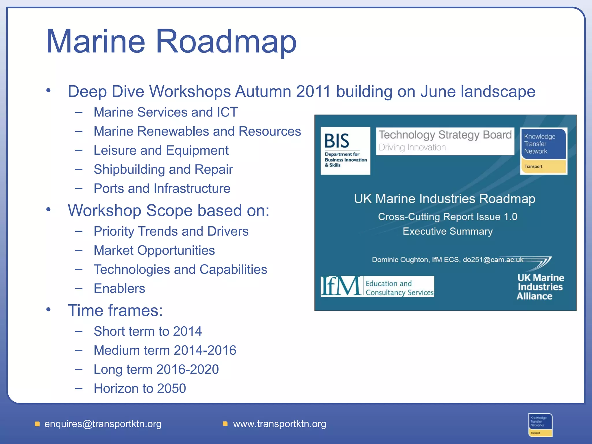 Vessel efficiency UKMIA Adrian Waddams | PPT
