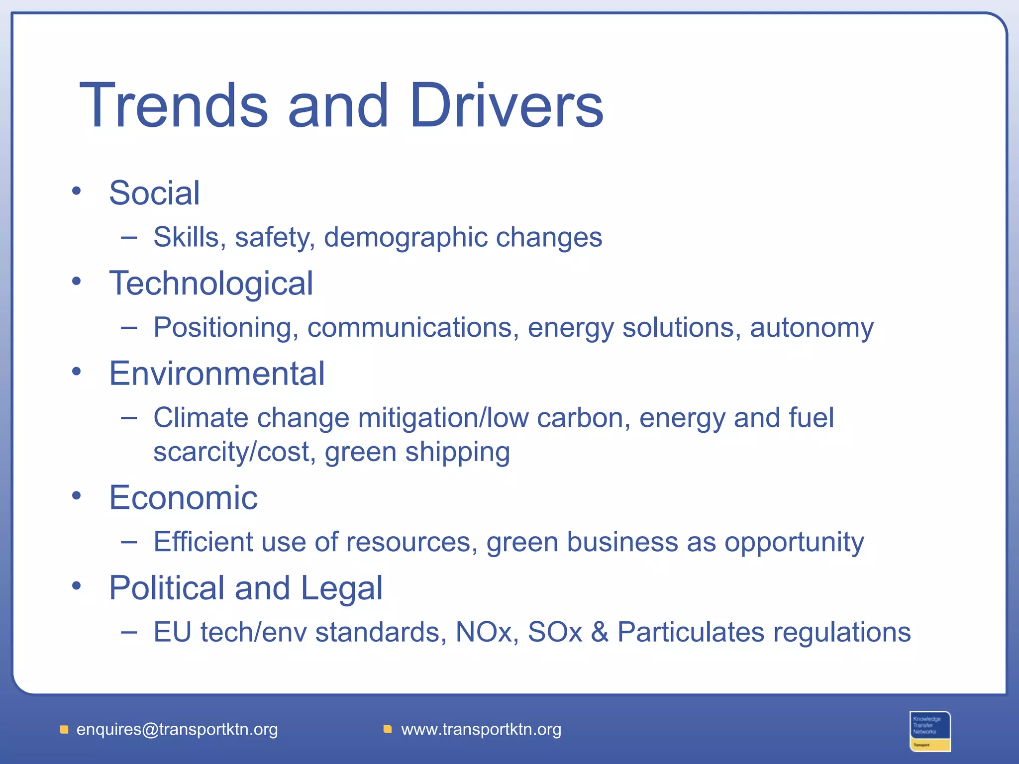 Vessel efficiency UKMIA Adrian Waddams | PPT