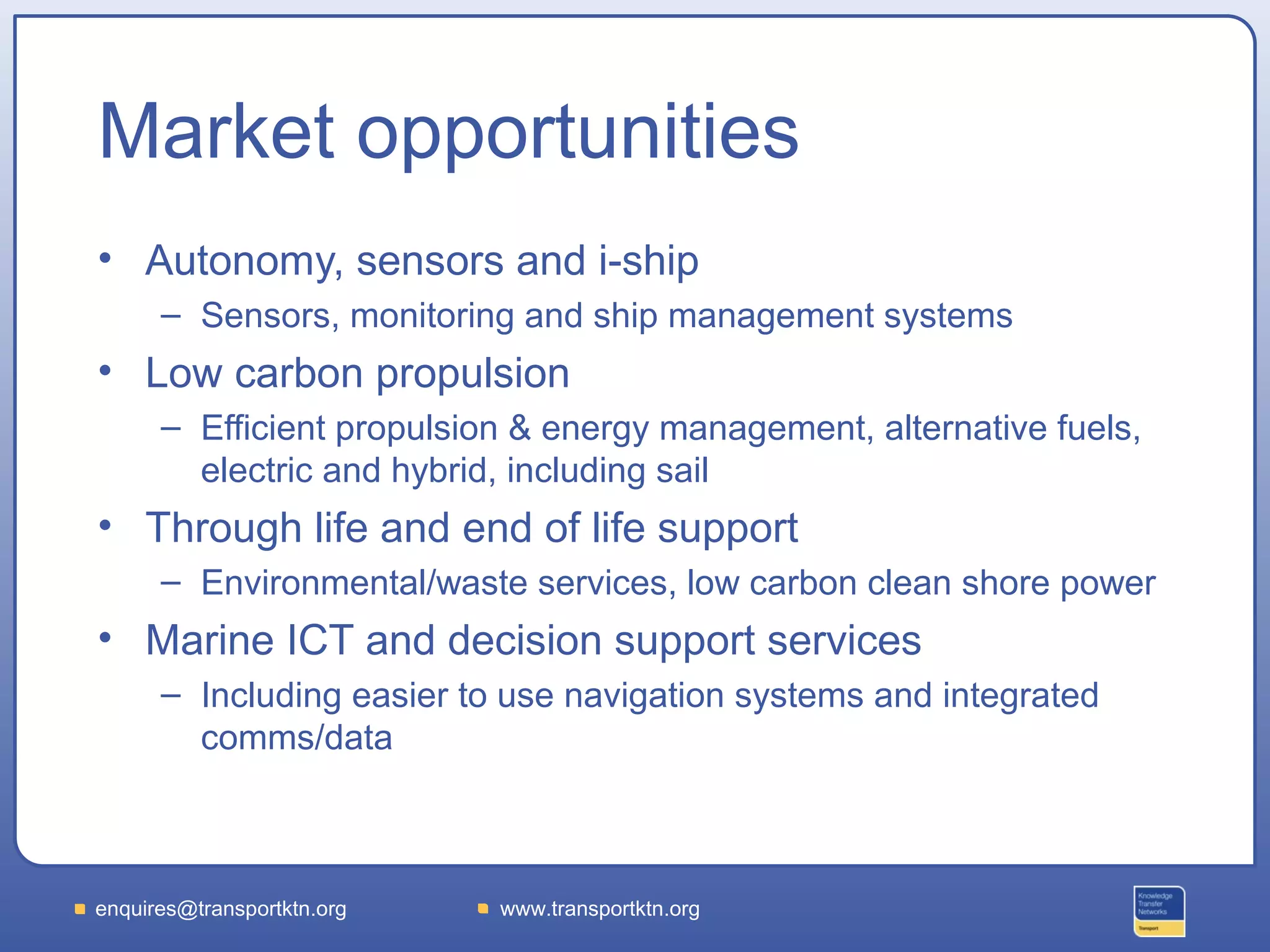 Vessel efficiency UKMIA Adrian Waddams | PPT