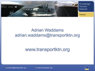 Vessel efficiency UKMIA Adrian Waddams | PPT