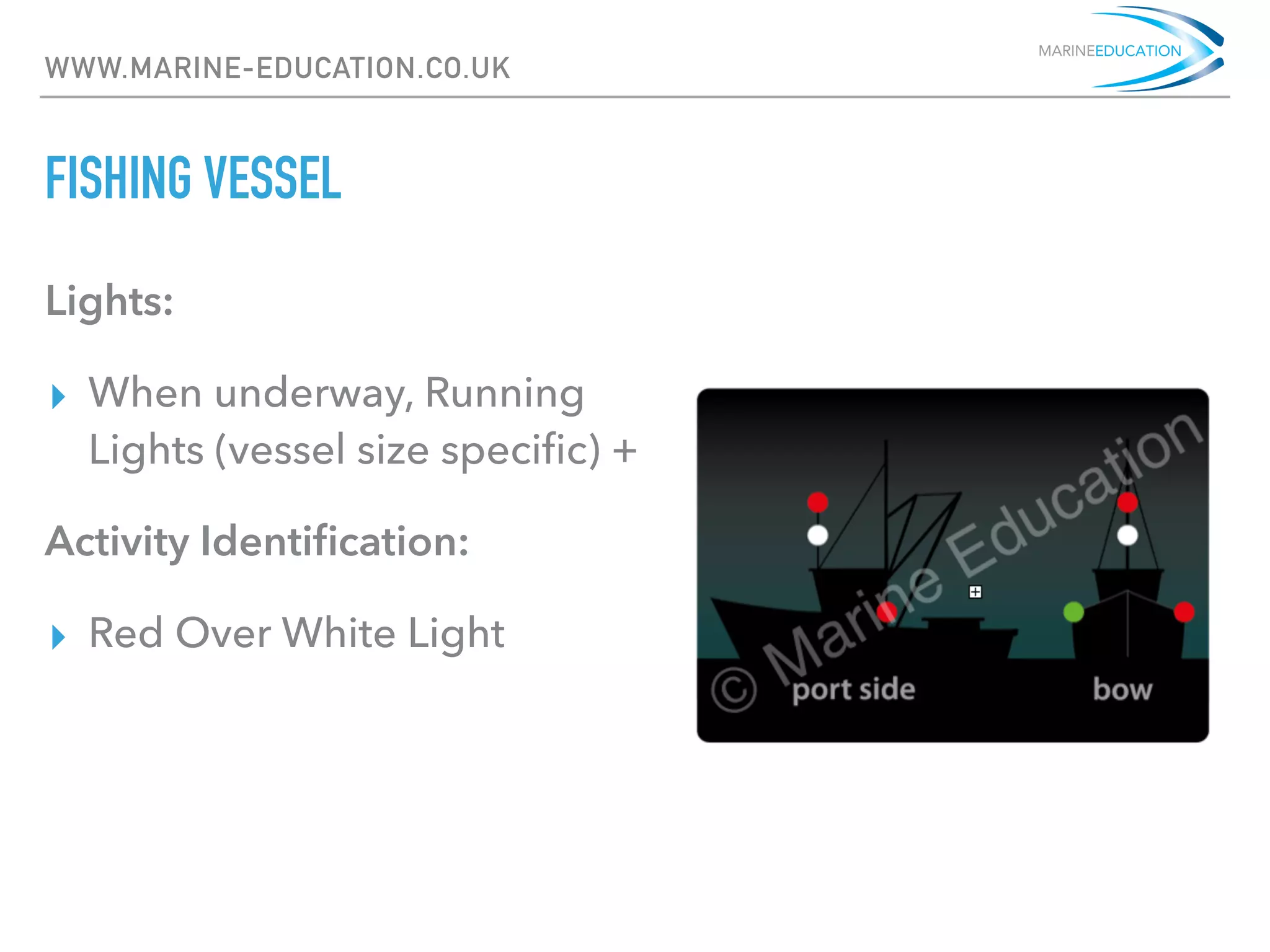 Vessel night navigation lights | PDF