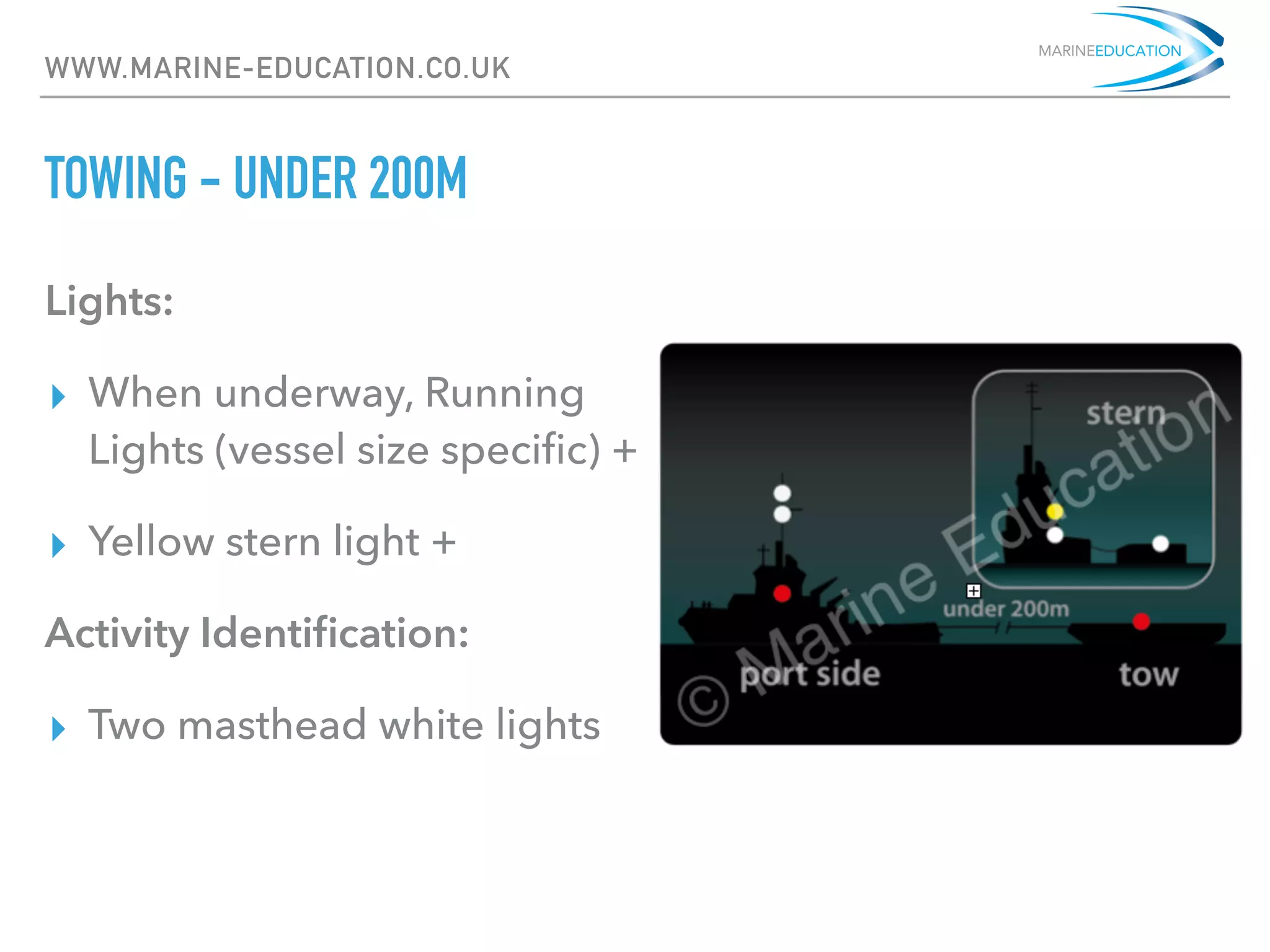 Vessel night navigation lights | PDF