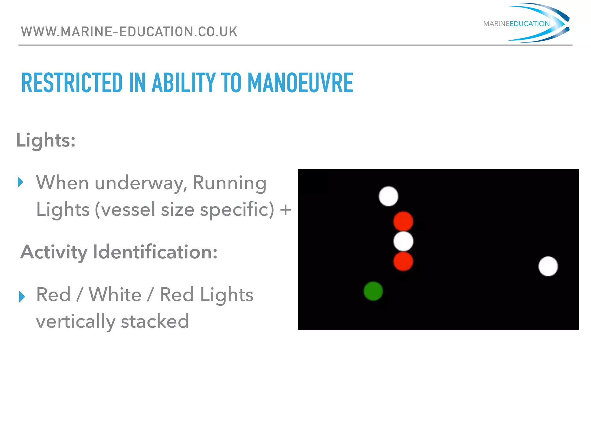 Vessel night navigation lights | PDF