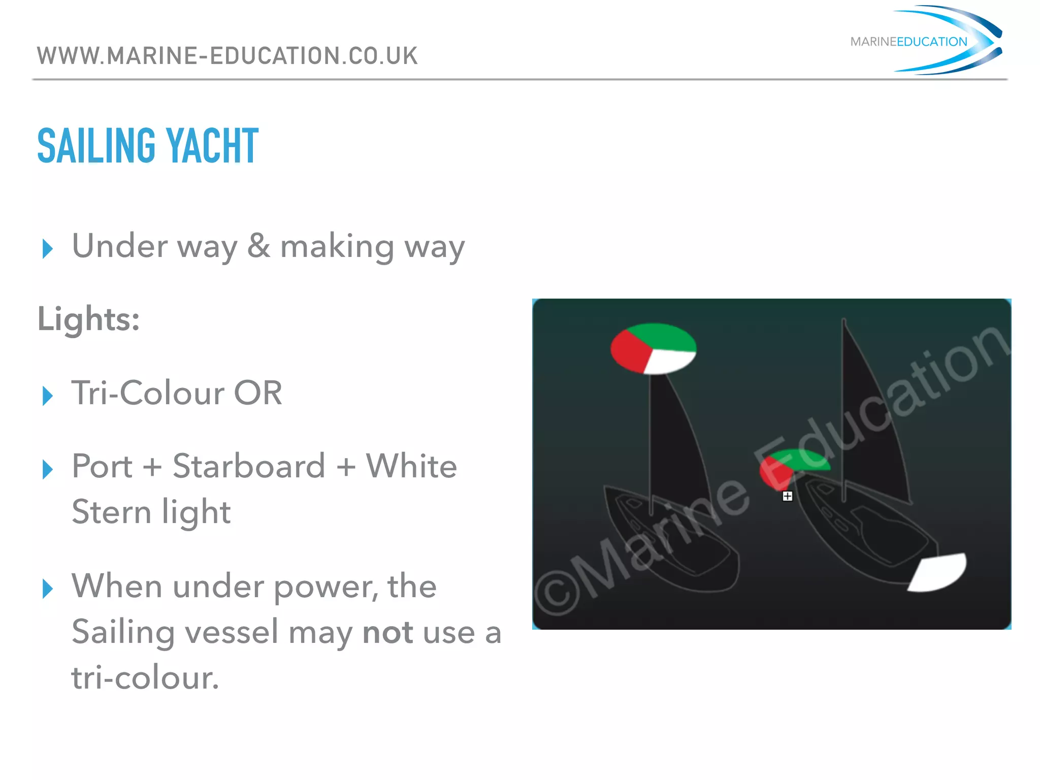 Vessel night navigation lights | PDF