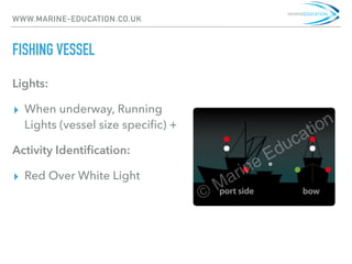 Vessel night navigation lights | PDF