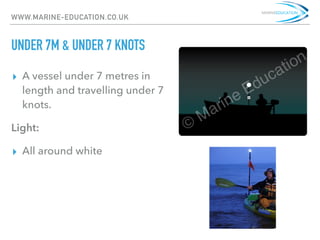 Vessel night navigation lights | PDF