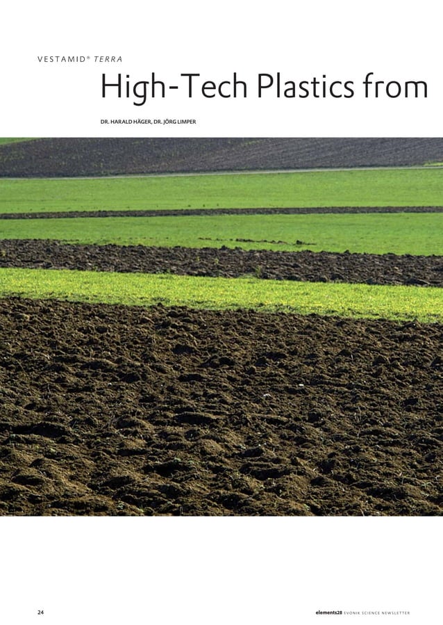 Vestamid Terra - Hightech Plastics From The Field | PDF | Chemistry ...
