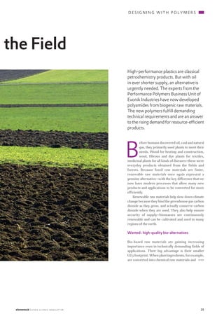 Vestamid Terra - Hightech Plastics From The Field | PDF