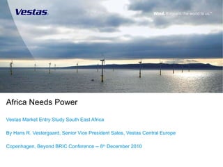 Vestas BeyondBRIC | PPT