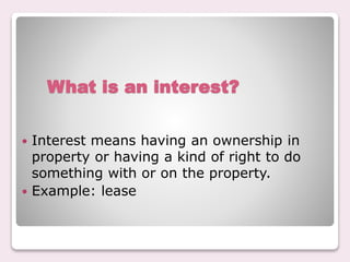 Vested and contingent interest ppt | PPTX