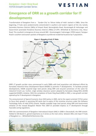 IT/ITeS Growth Corridor Series_Outer Ring Road, Bangalore | PDF