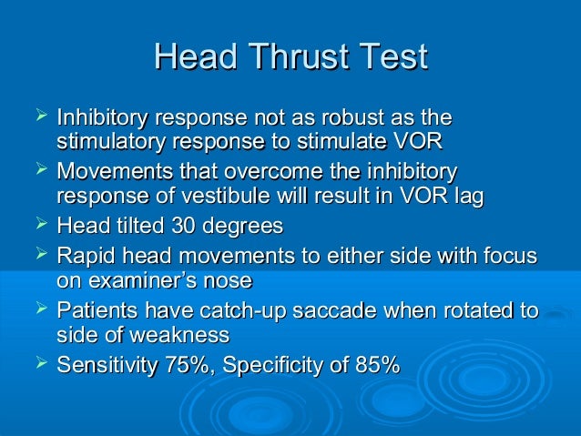 vertigo and the Vestibular system