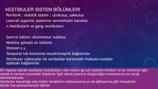 Vestibular bozukluklarda fizyoterapi | PPT