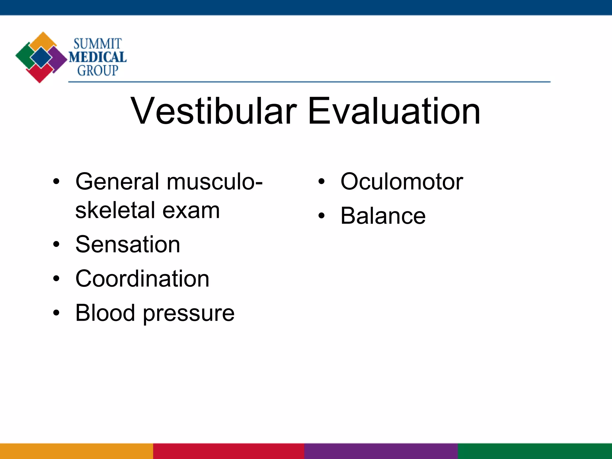 Vestibular Rehabilitation | PPTX