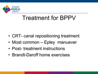 Vestibular Rehabilitation | PPTX