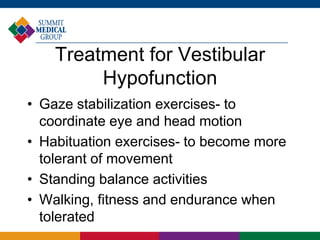 Vestibular Rehabilitation | PPTX