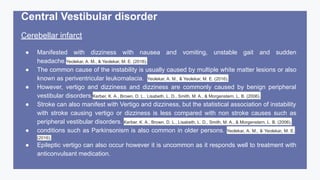 Vestibular disorder in the elderly | PDF