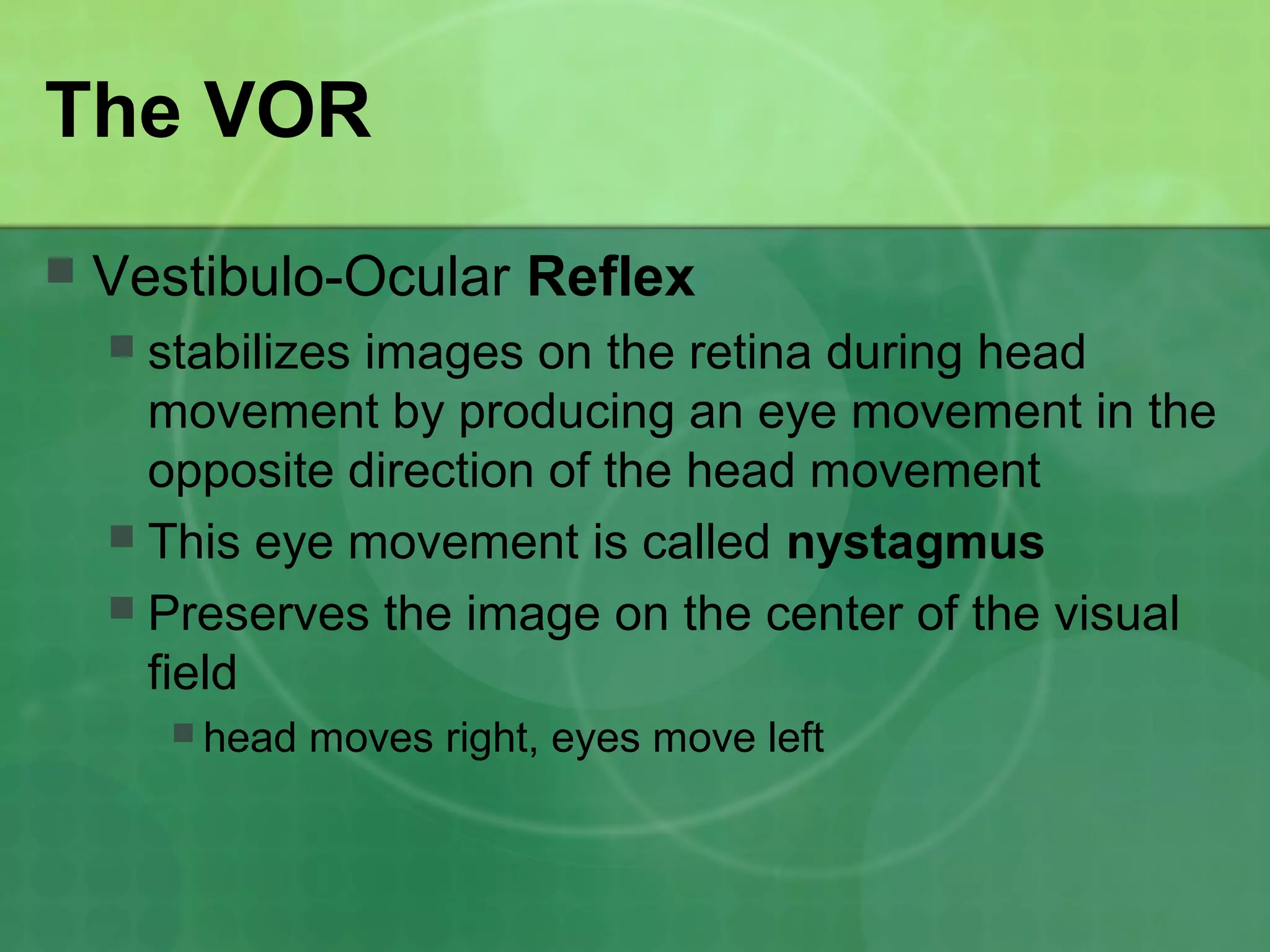 Vestibular disorders | PPT