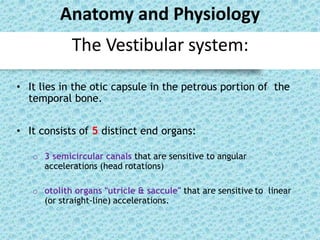 VESTIBULAR DISORDERS AND REHAB.pptx