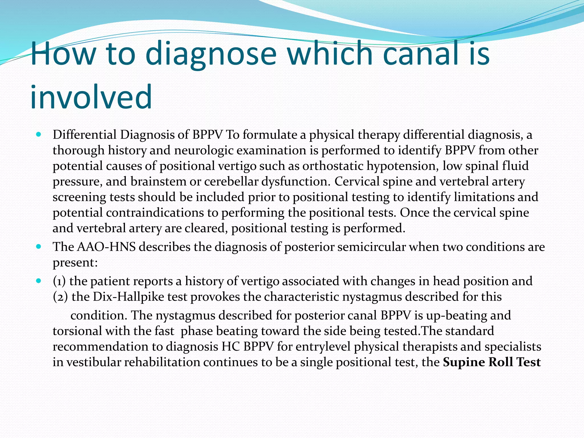 Vestibular disorders and rehabilitation | PPTX