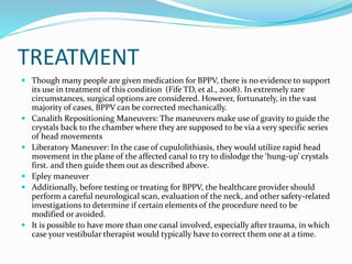 Vestibular disorders and rehabilitation | PPTX | Brain and Nervous ...