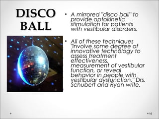 Vestibular rehabilitation 3 | PPT