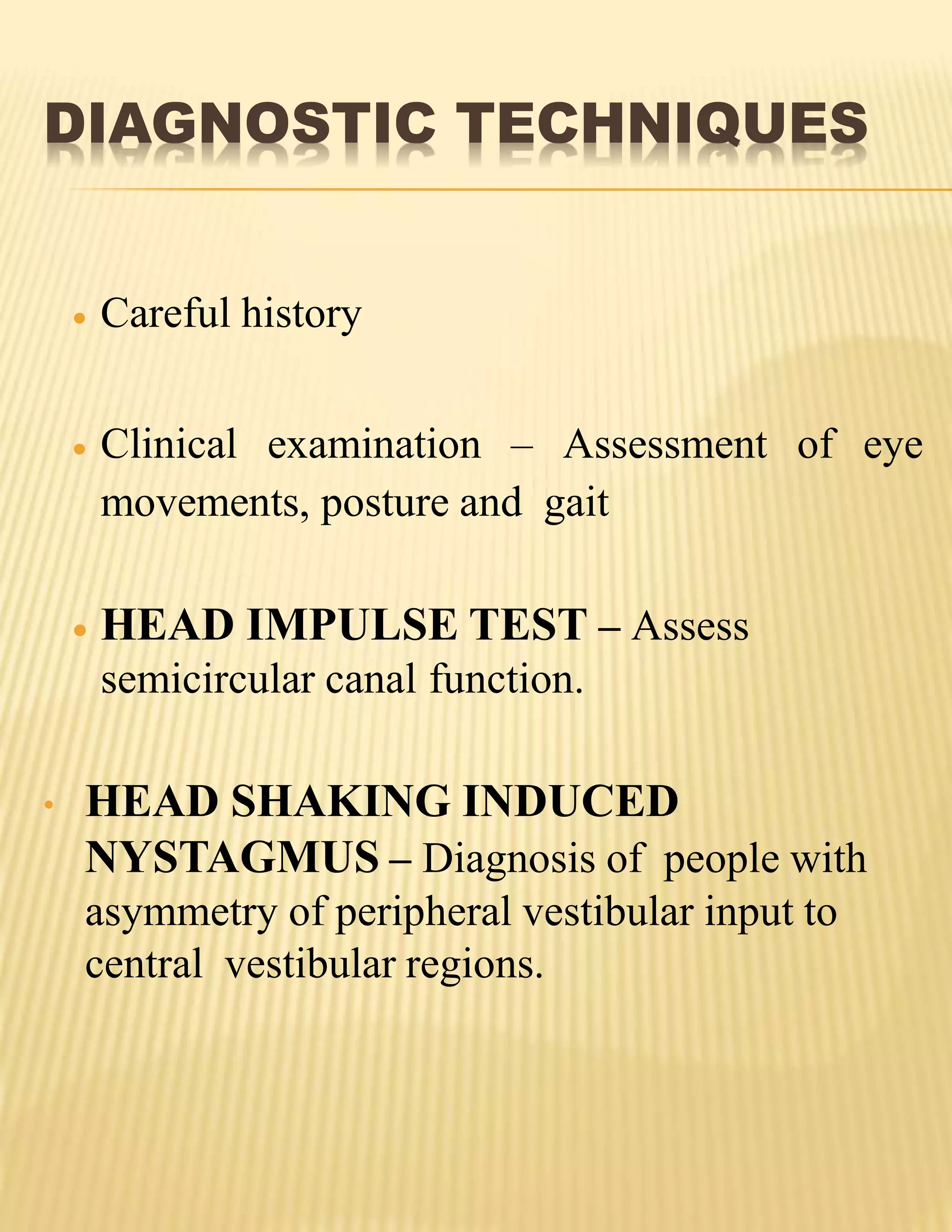 Vestibular rehabilitation | PPTX