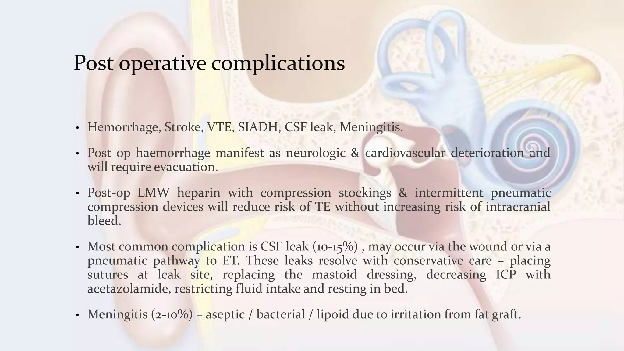 Vestibular schwannoma | PPTX