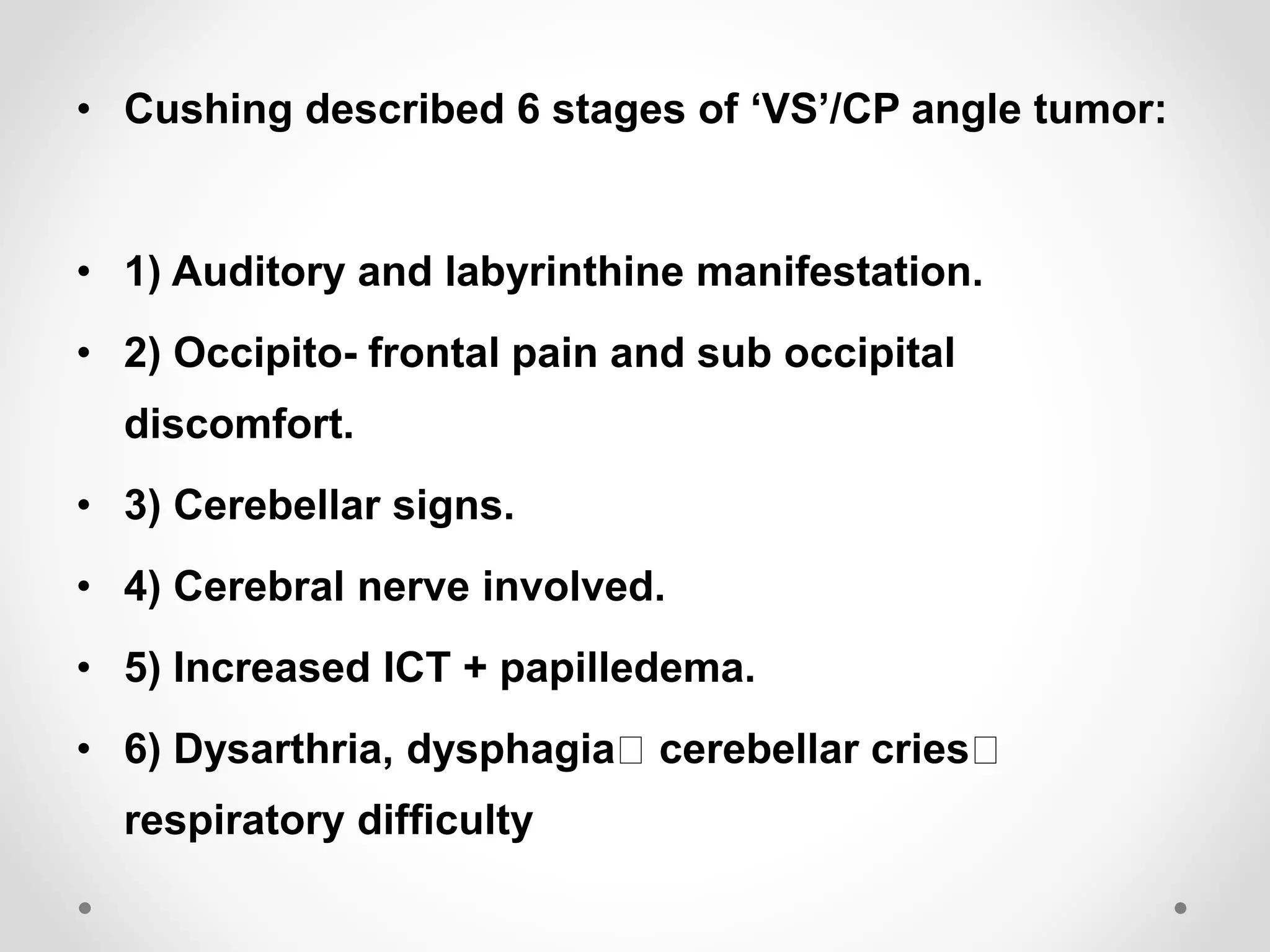 Vestibular schwannoma chiru | PPTX