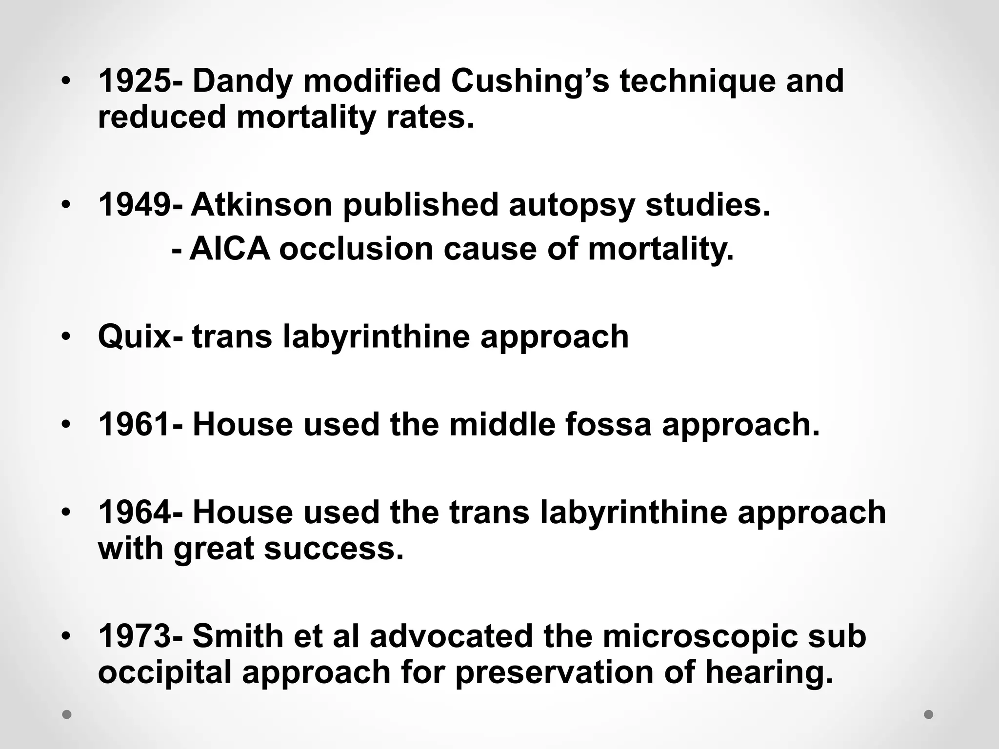 Vestibular schwannoma chiru | PPTX