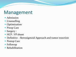 Vestibular scwanomma (case pressentation)dr.mumtaz ali | PPTX