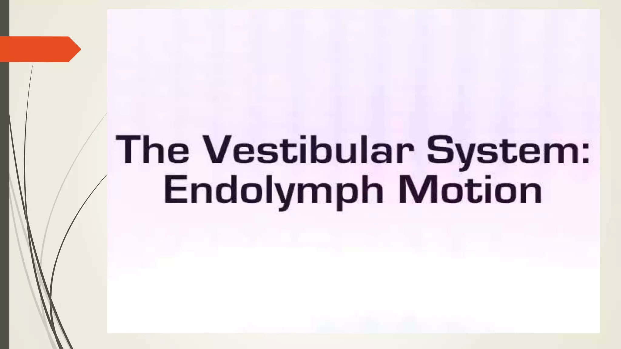 Vestibular system -Maintenance of Balance and Equilibrium | PPTX