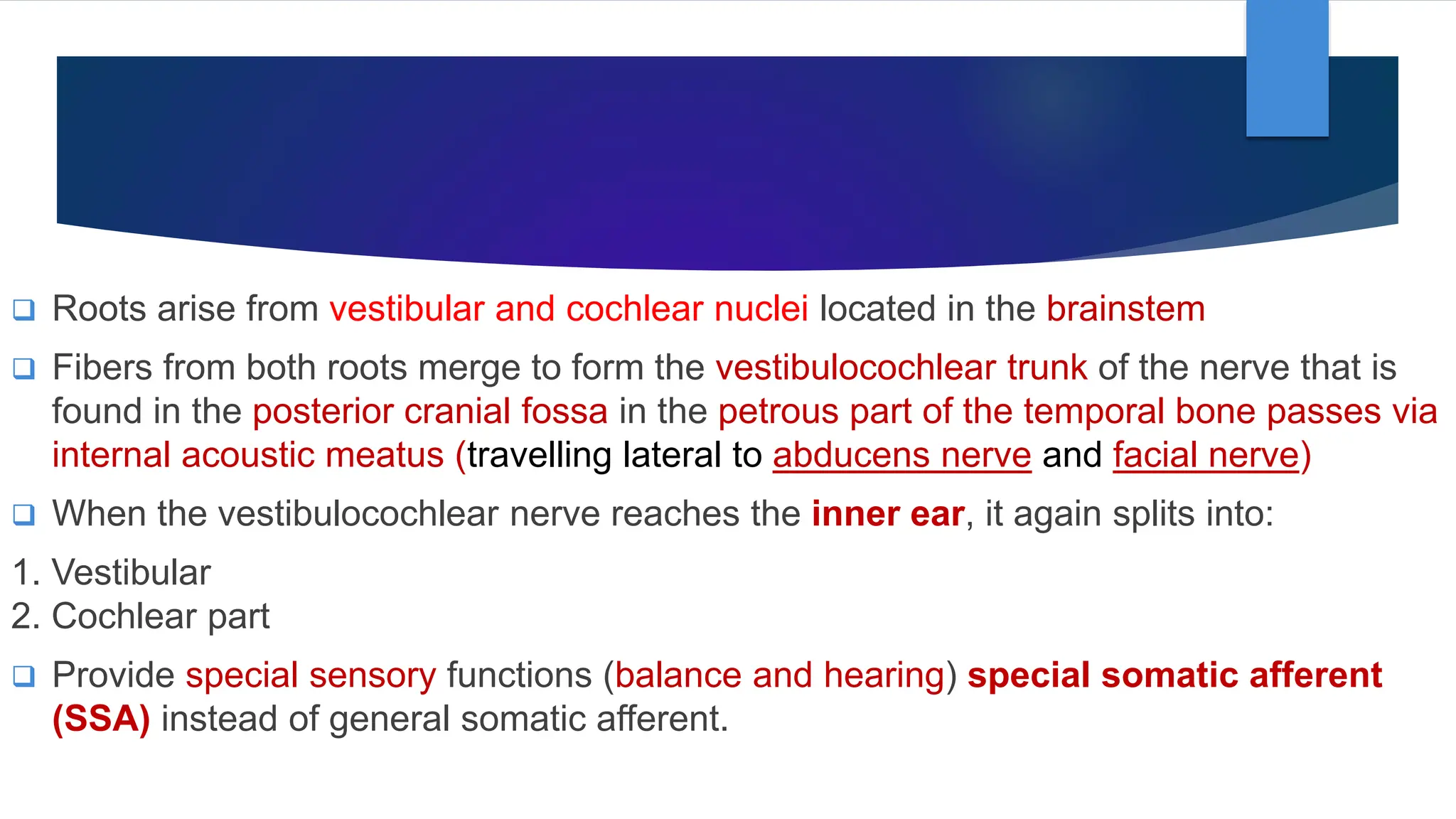 Vestibulocochlear Nerve by Dr. Rabia Inam Gandapore.pptx