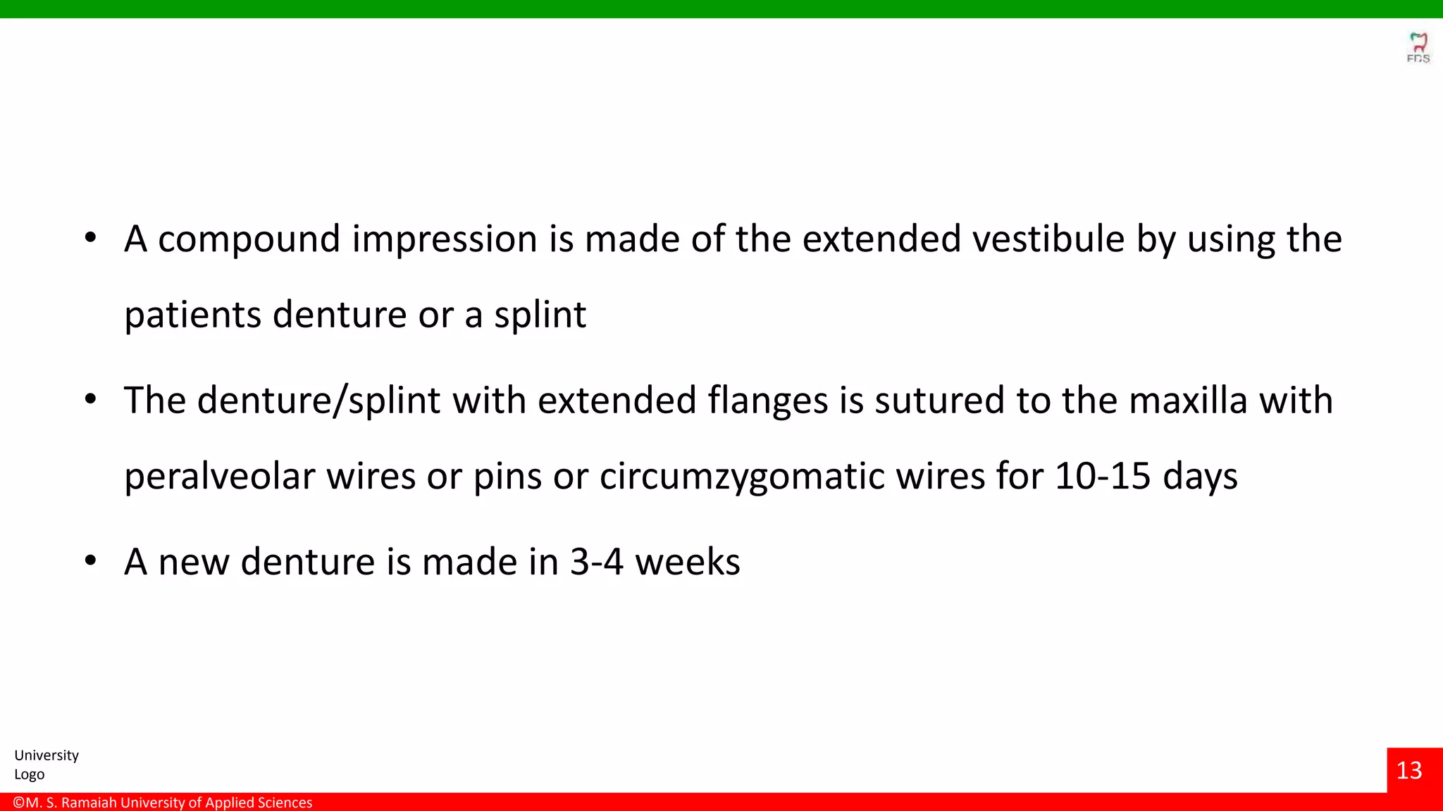 Vestibuloplasty- ridge extension procedures | PPTX