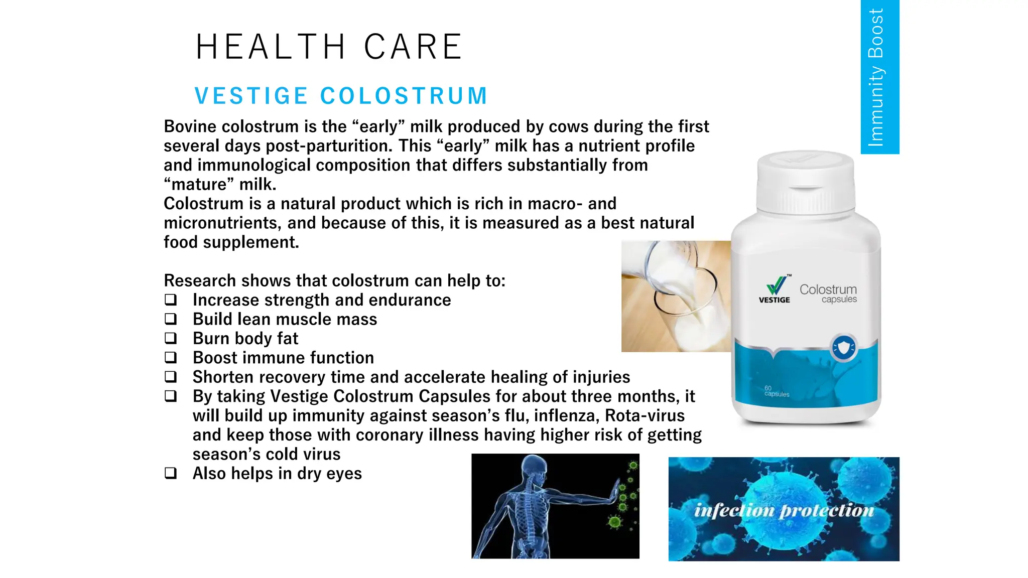 Vestige Colostrum product intro ductions | PDF