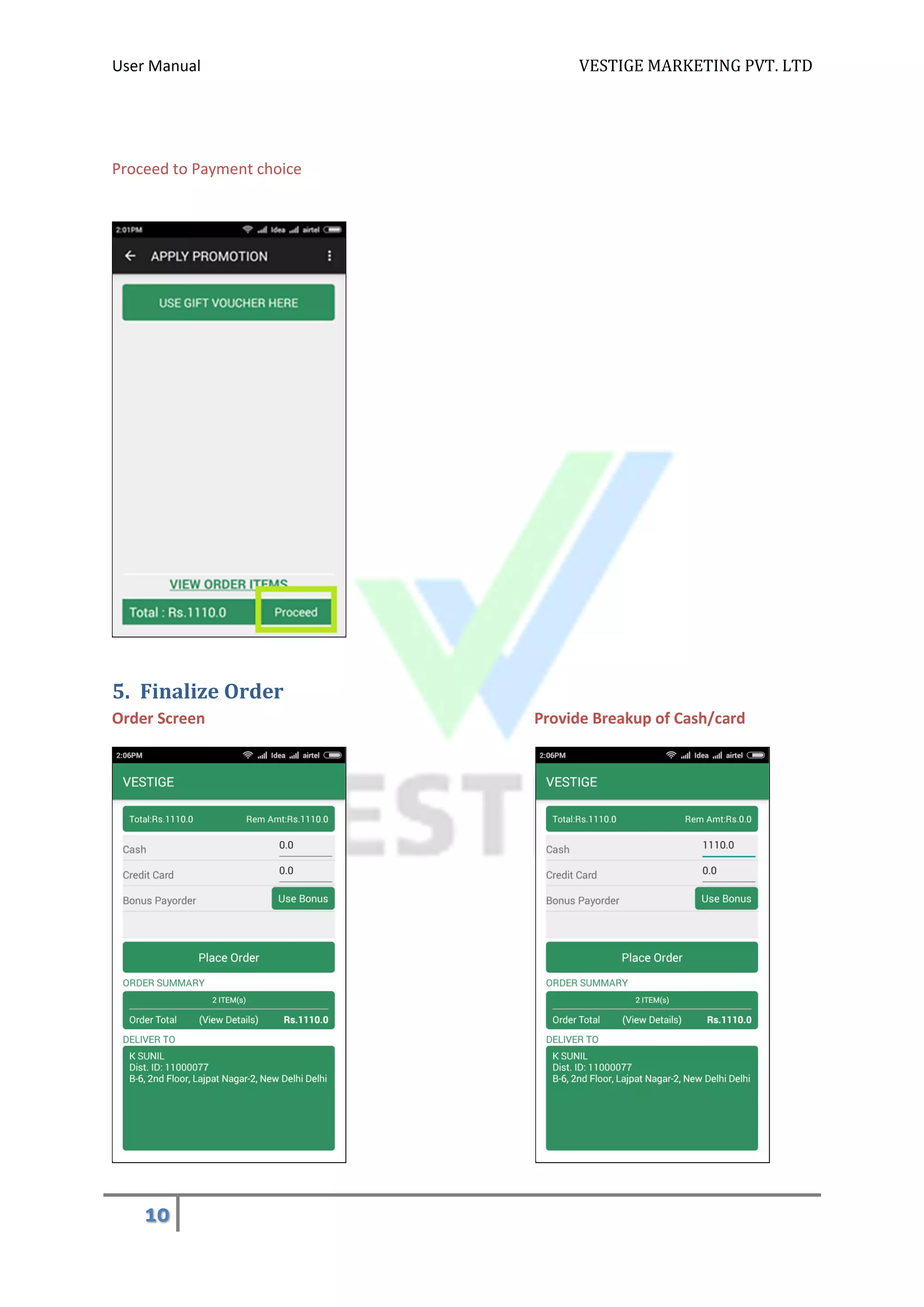 Vestige pos app | PDF